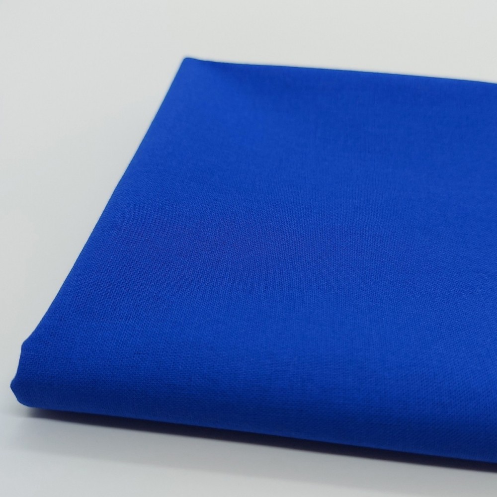 Tela patchwork americano liso azul royal